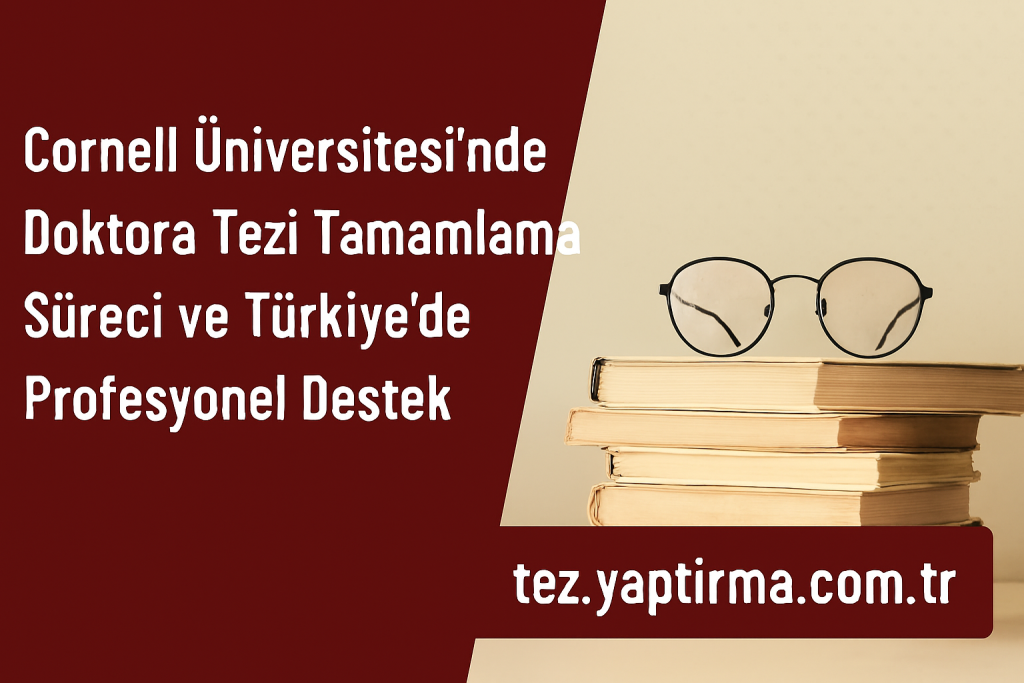 Cornell Üniversitesi’nde Doktora Tezi Yazım Süreci ve Türkiye’de ...