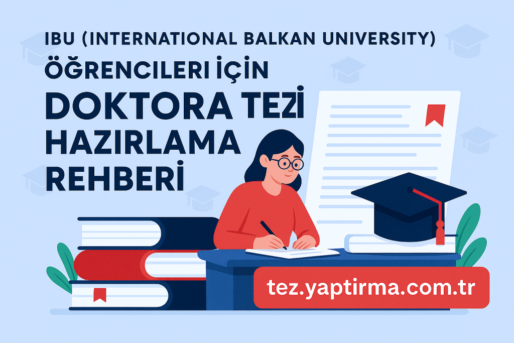 IBU (International Balkan University) Öğrencileri İçin Doktora Tezi ...